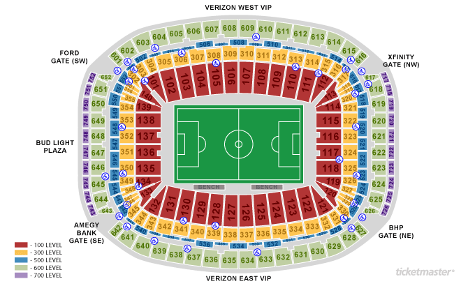 NRG Stadium Seating Map NRG Stadium Seating Map